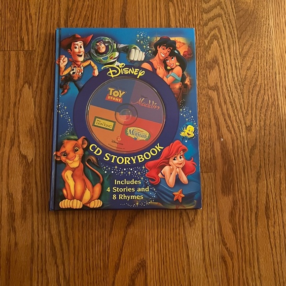 Disney | Other | Disney Blue Cd Storybook With Classic Characters ...